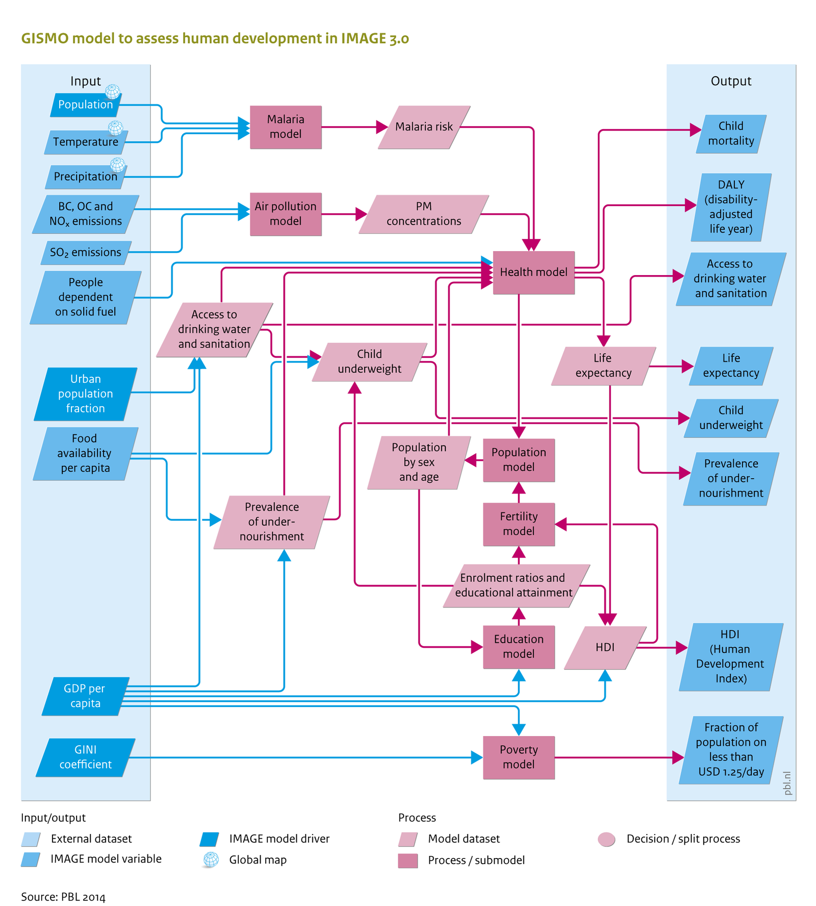 Flowchart Human development - IMAGE